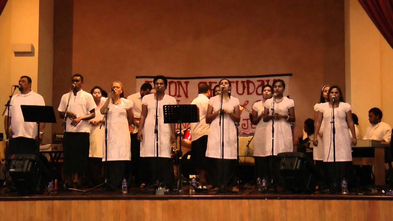 55 Fijian Christians meet at Canterbury to worship God - YouTube