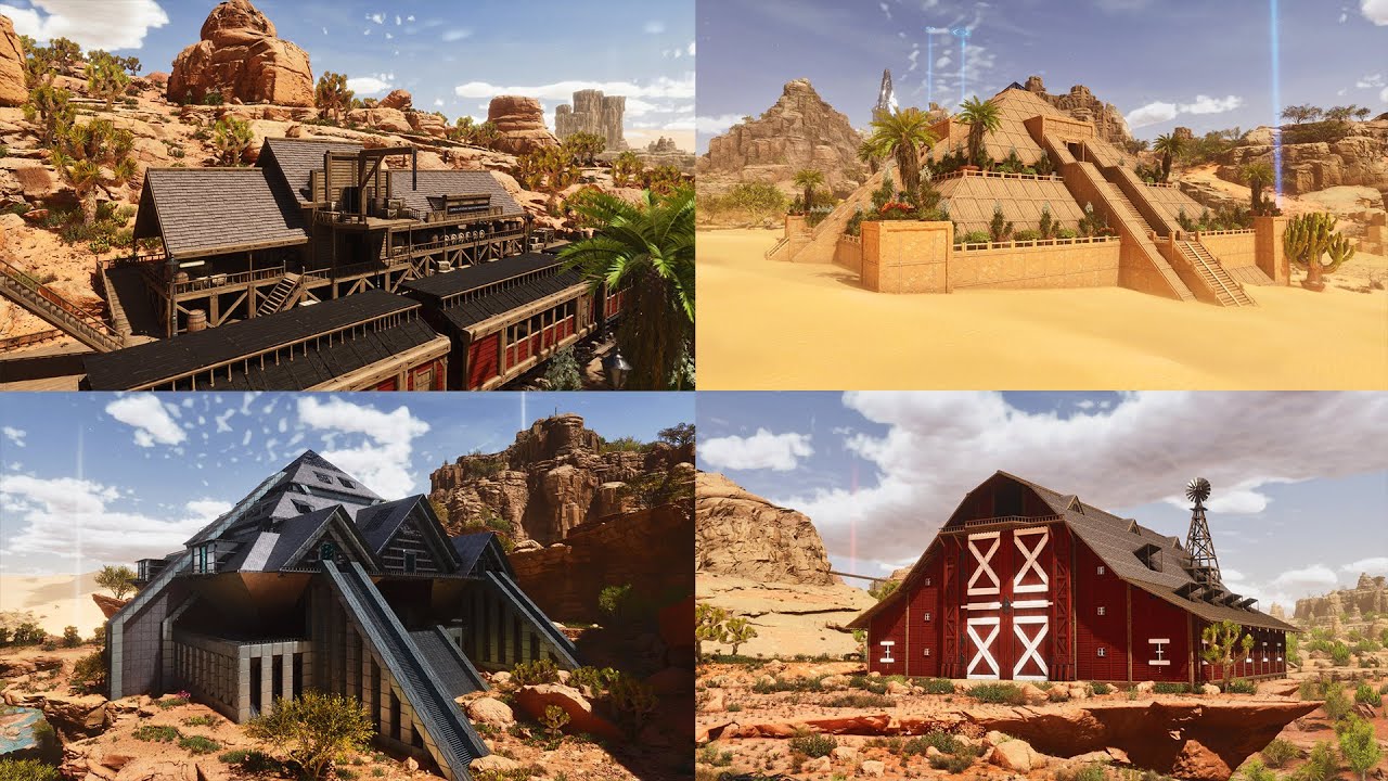 Building Pyramids & The Wild West | ARK: Survival Ascended Scorched ...