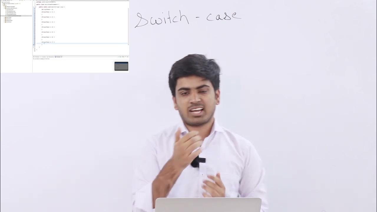Java Placement Course Switch Case And Homework Test Lecture 9 Youtube
