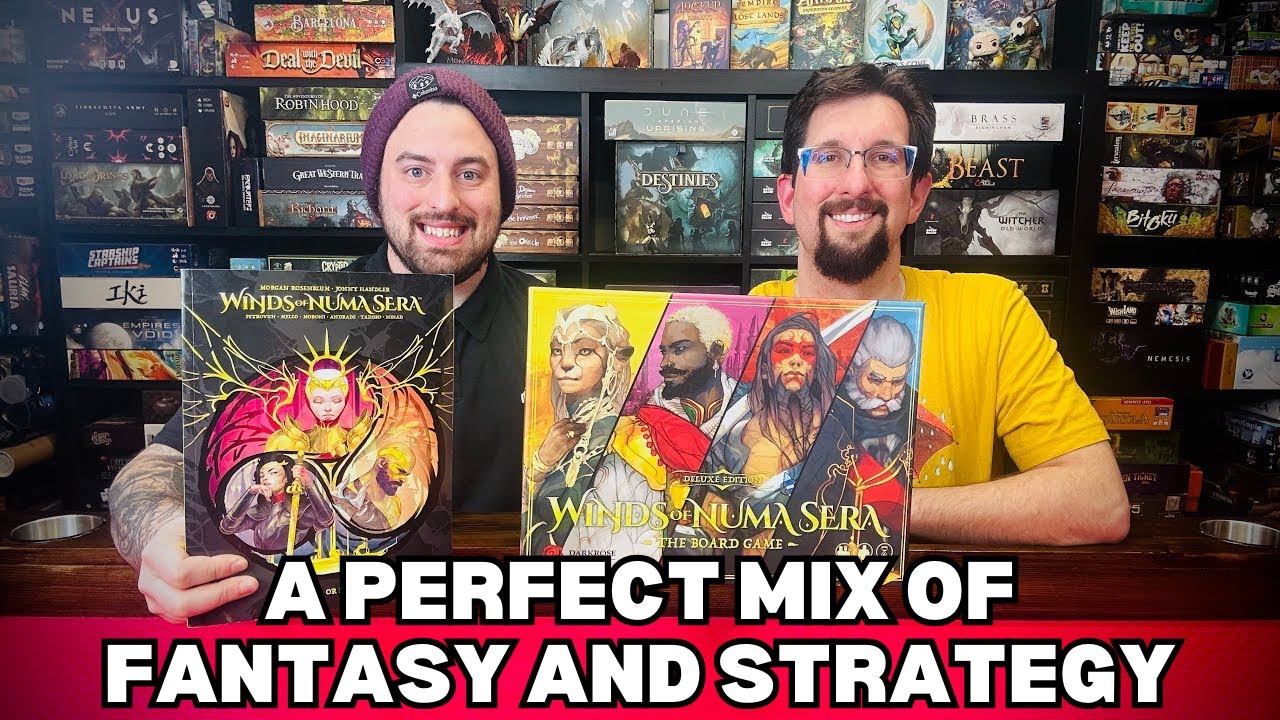 Winds of Numa Sera Board Game First Impression Review - YouTube