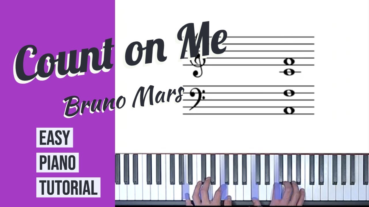 Count On Me Piano Tutorial - YouTube
