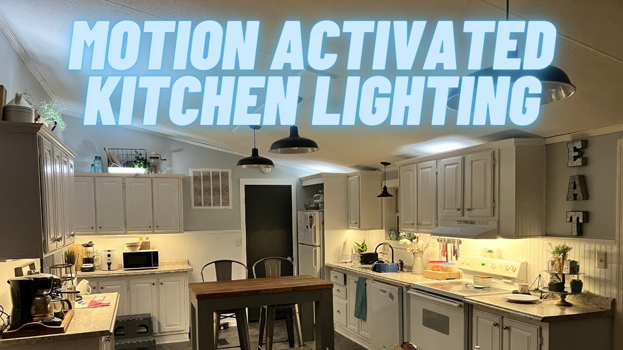 How To Install Motion Activated Kitchen Accent Lighting - YouTube