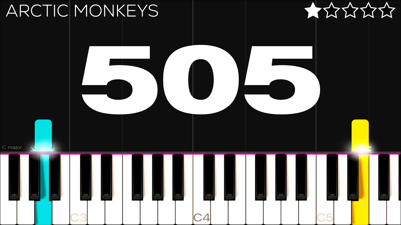 Arctic Monkeys - 505 | EASY Piano Tutorial - YouTube