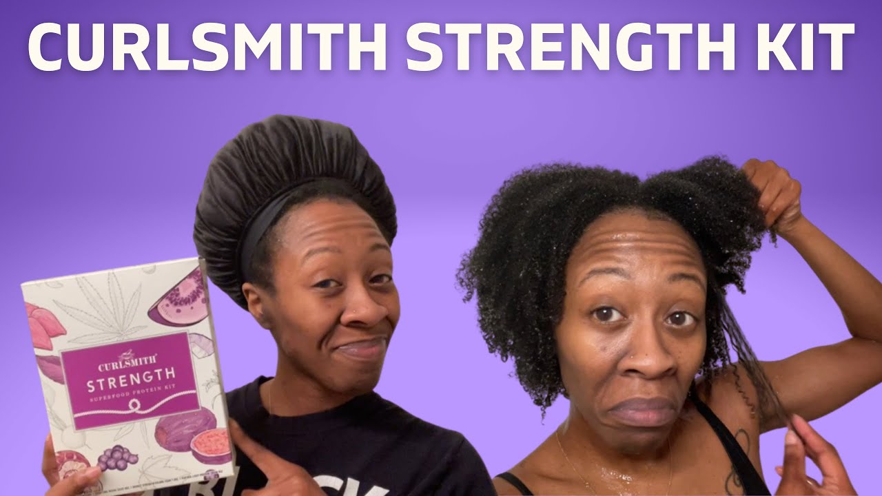 Will Curlsmith Salve my heat damage!? Curlsmith’s NEW Strength Kit ...
