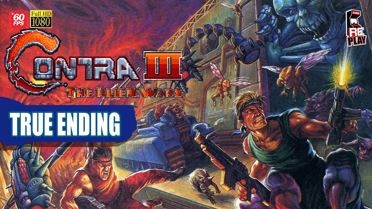 Contra 3 - Hard [SNES] Full Walkthrough Longplay Gameplay/ 魂斗羅スピリッツ ...