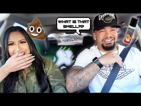 Fart Spray Prank On Boyfriend! (HILARIOUS HE THROWS UP)