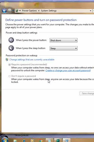How to Change CPU Power Button Setting in Windows 7 - YouTube