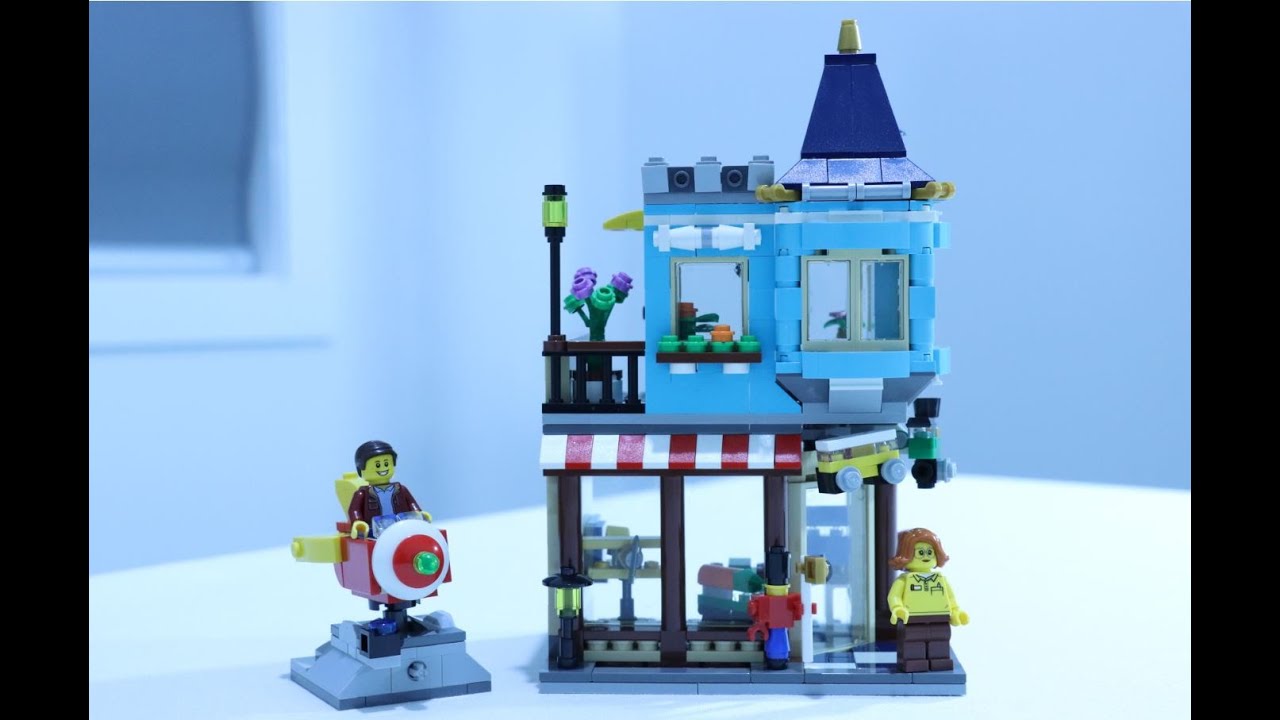 LEGO Creator 31105 Townhouse Toy Store 2020 Unboxing Time Lapse Build ...