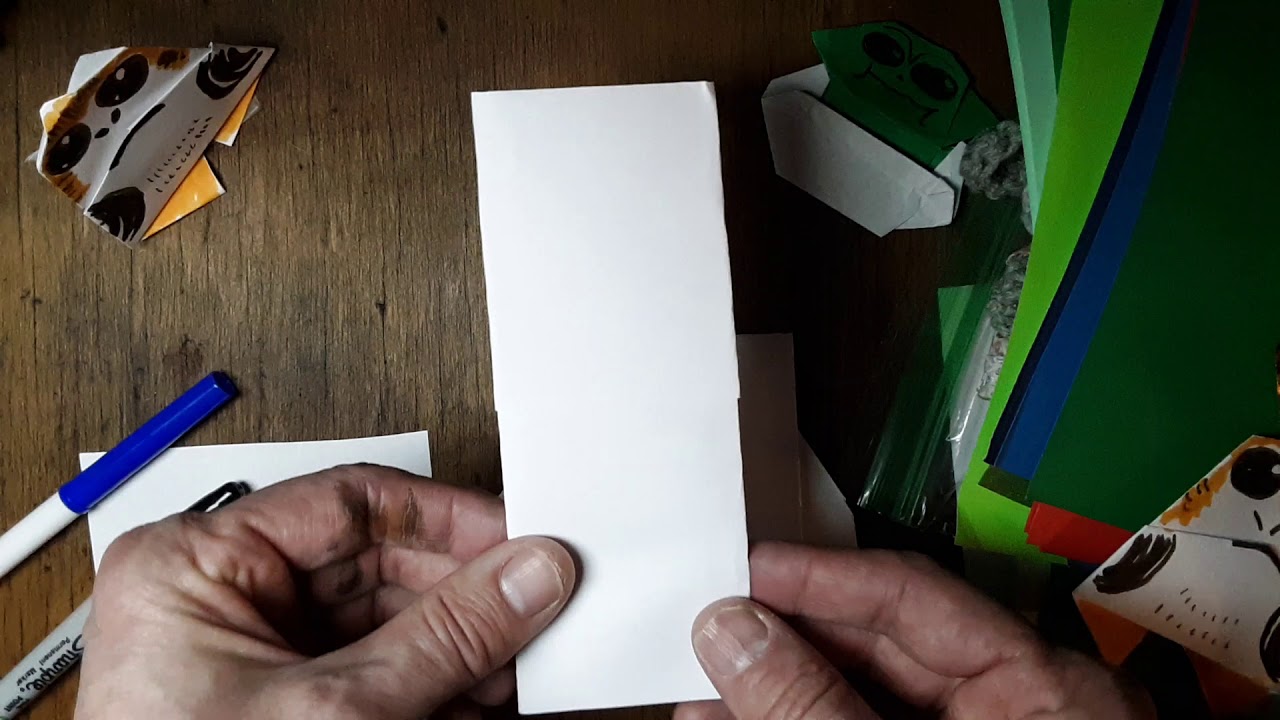 How to Fold EZ Origami R2D2 and C3P0 at the same time! - YouTube