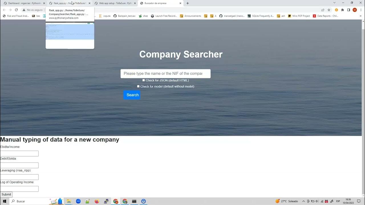 Deploying a Machine Learning Model to a Web with Flask and Pythonanywhere - YouTube