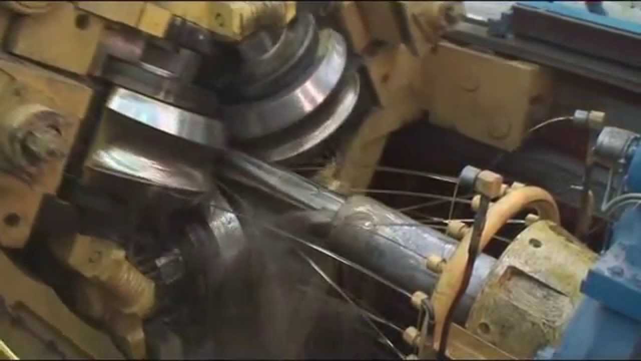 cold rolling tube mill 350-8 - YouTube