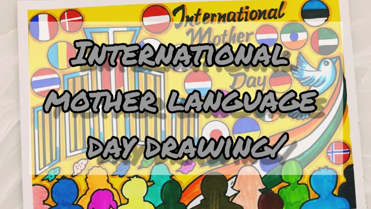 International mother language day drawing/mother language day drawing ...