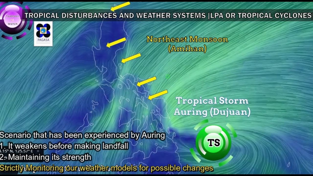Weather Update | February 21 2021 | Bagyong Auring (Tropical Storm ...
