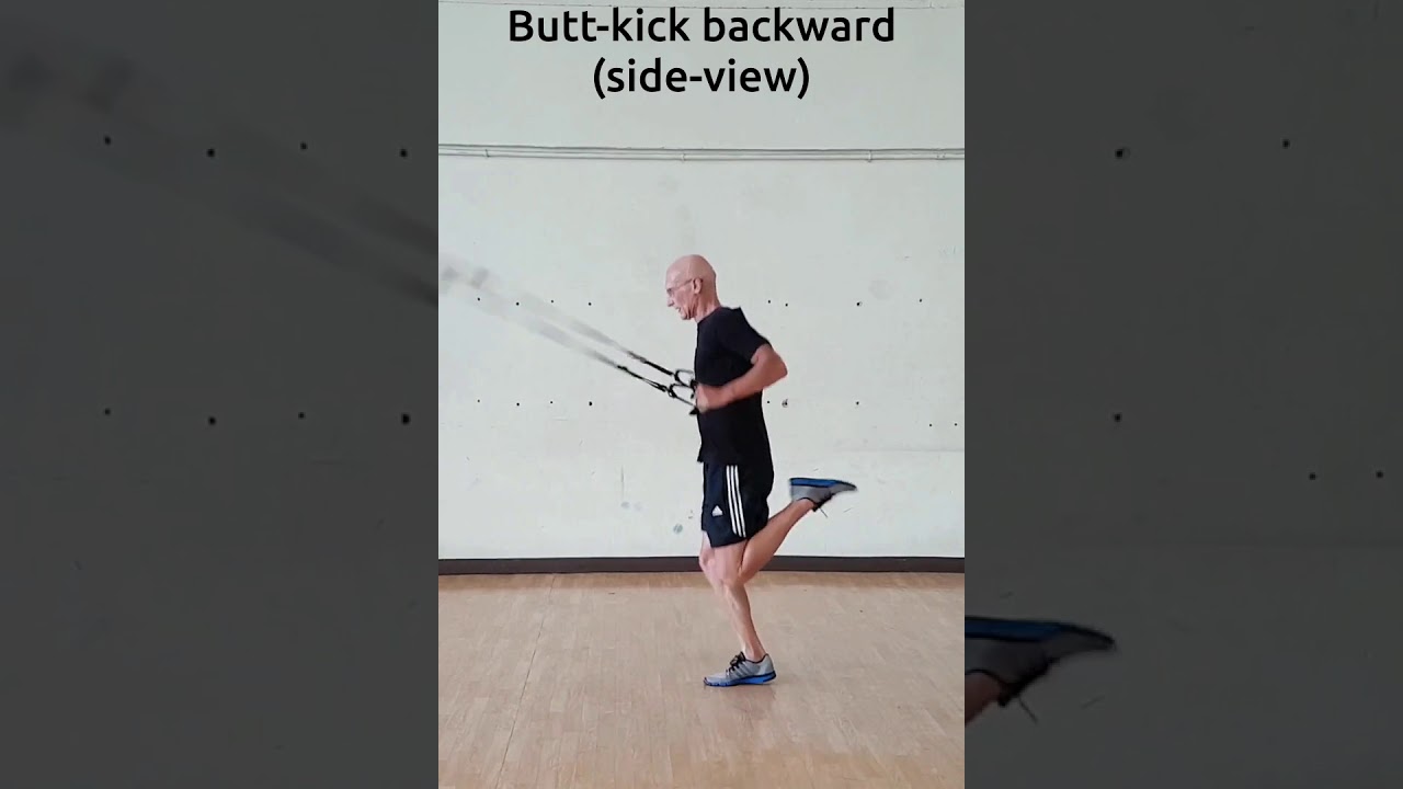 Butt-kick backward (side-view) - Ropejumprope - YouTube