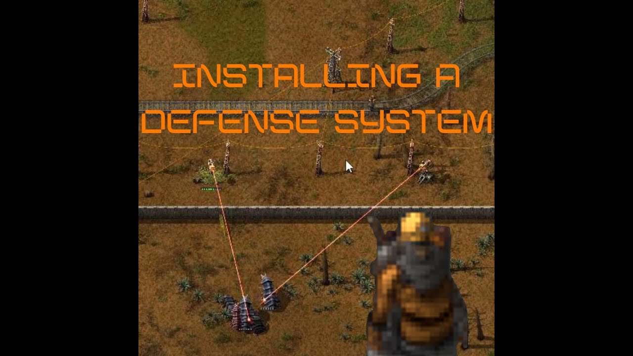Factorio 60: Installing A Defense System - YouTube
