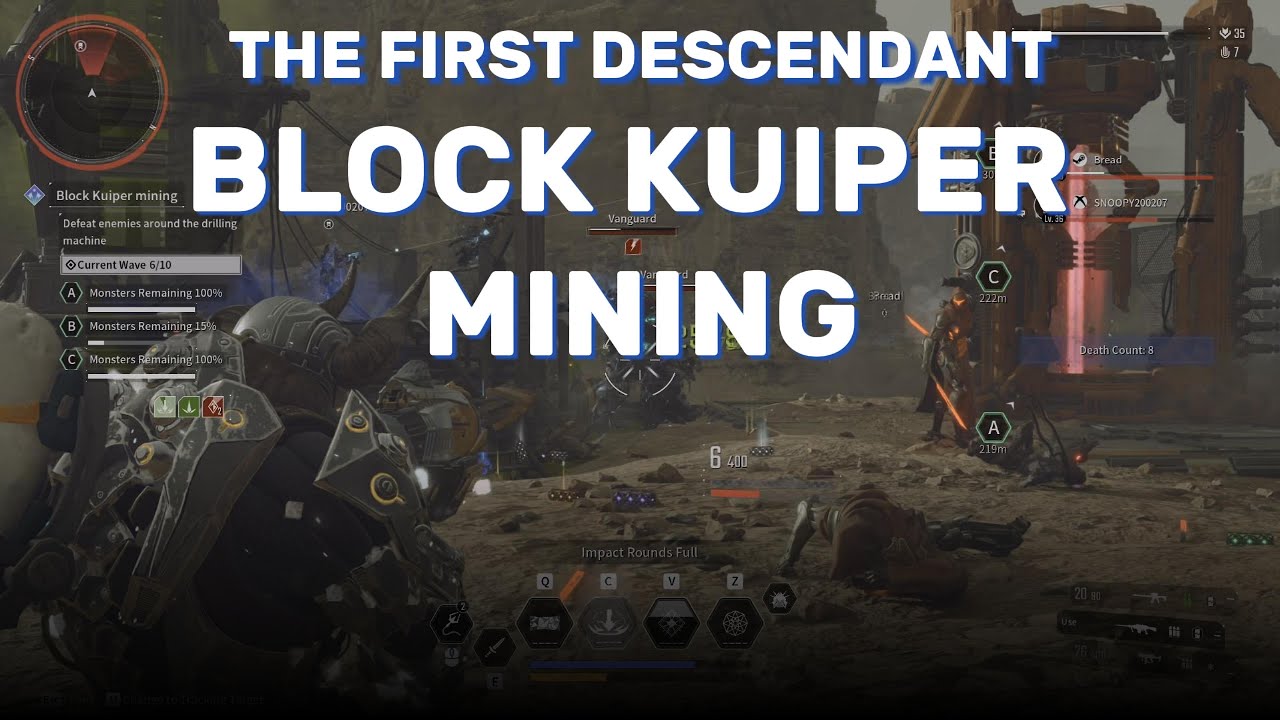 Block Kuiper Mining, First Attempt, Cleared 6 Waves, Full Gameplay, No ...