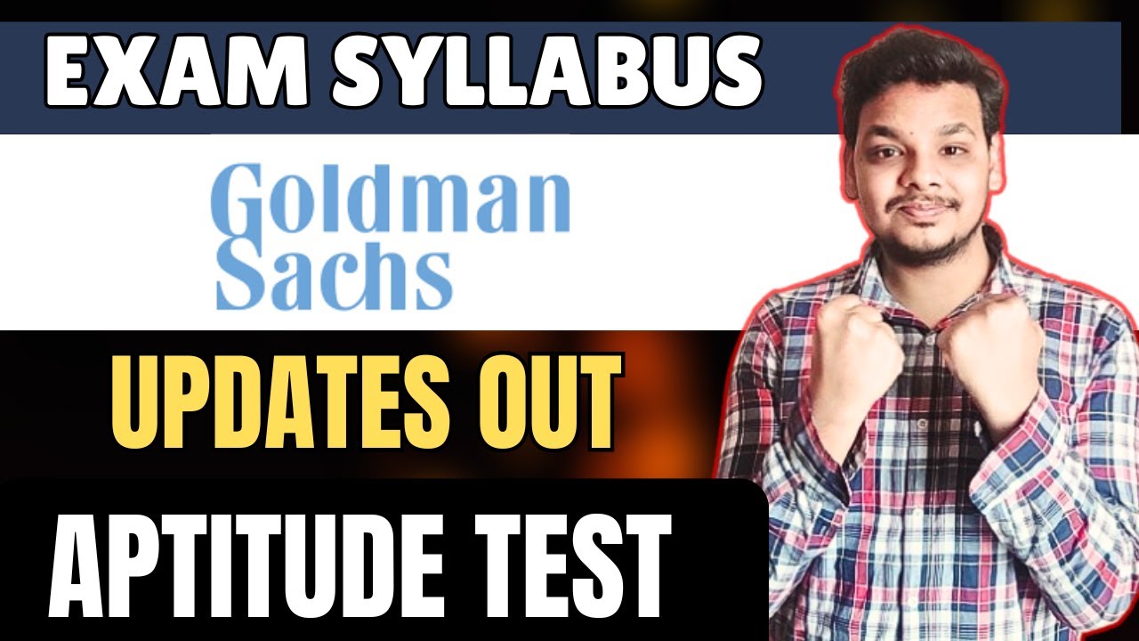 Goldman Sachs Hiring 2025 | Exam Pattern | Goldman Sachs Aptitude Test ...