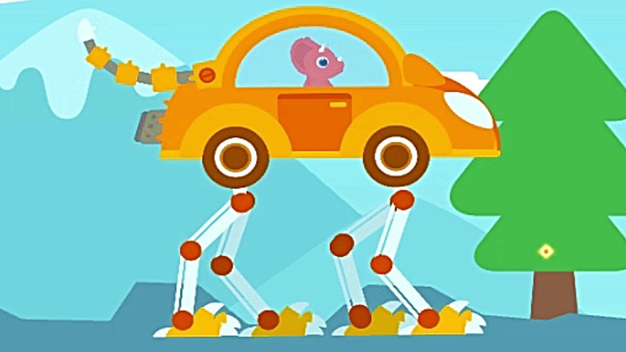 Dinosaur Deformers Cartoon Racing - YouTube