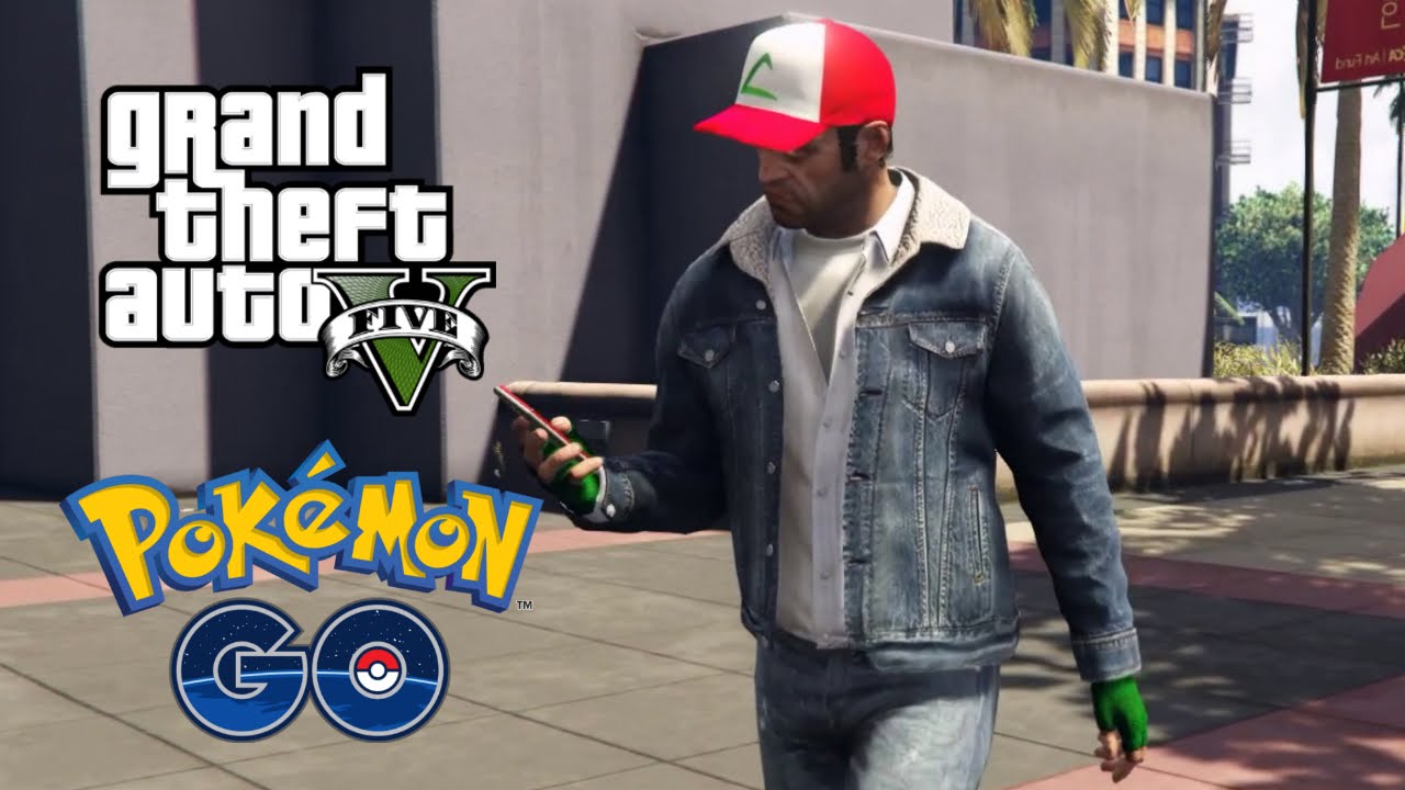 Pokémon Go in GTA V! - GTA V Mods - YouTube