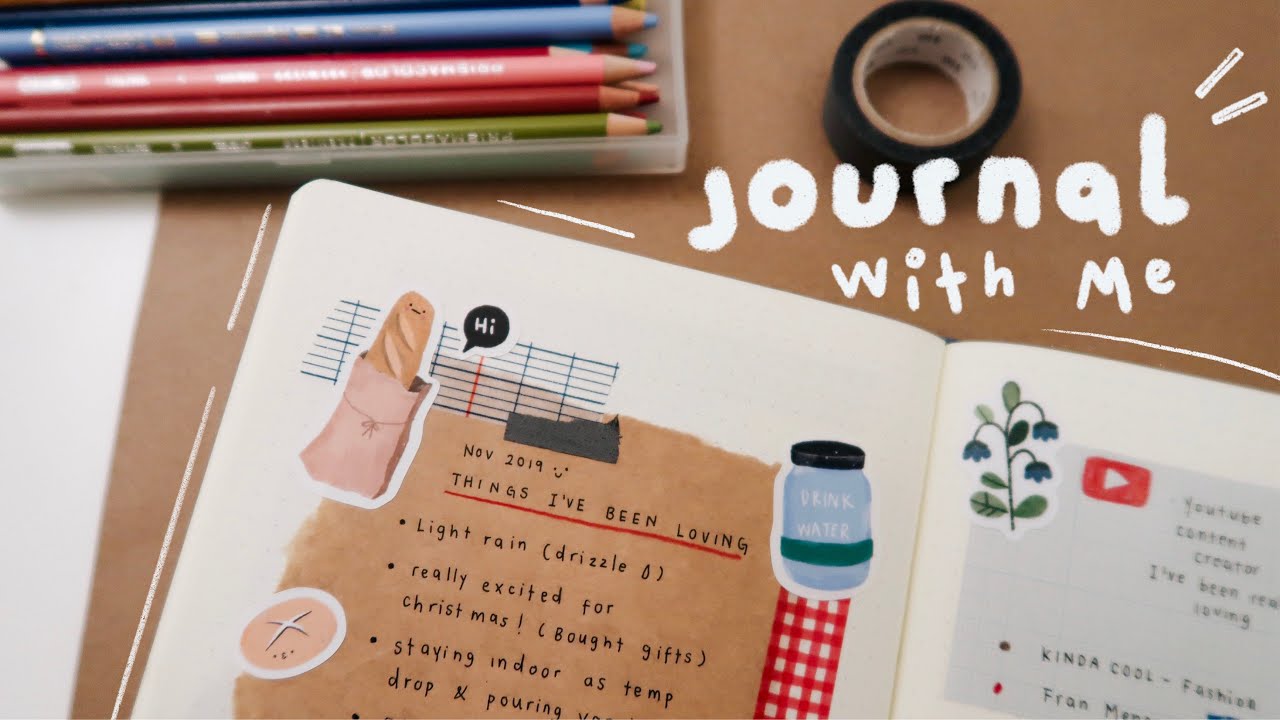 Journal with me 🍑 November - YouTube