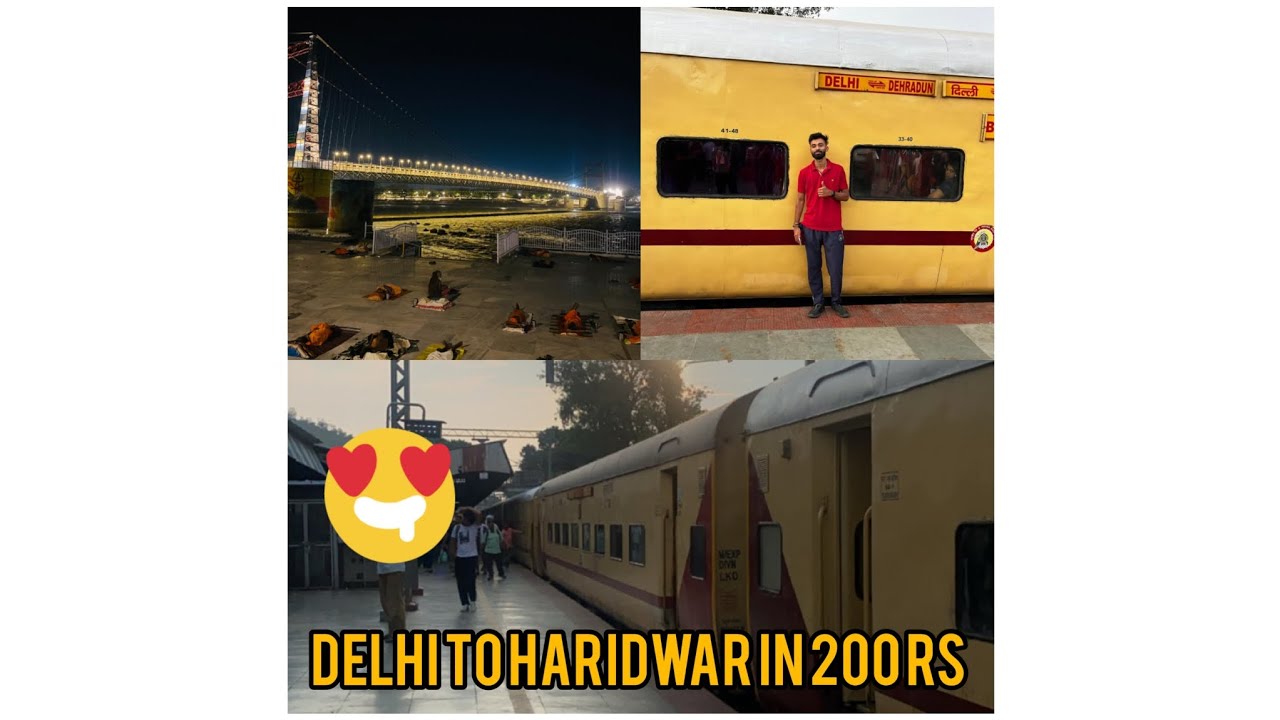 Overnight train journey in mussoorie express*** bhot demanded train h ...