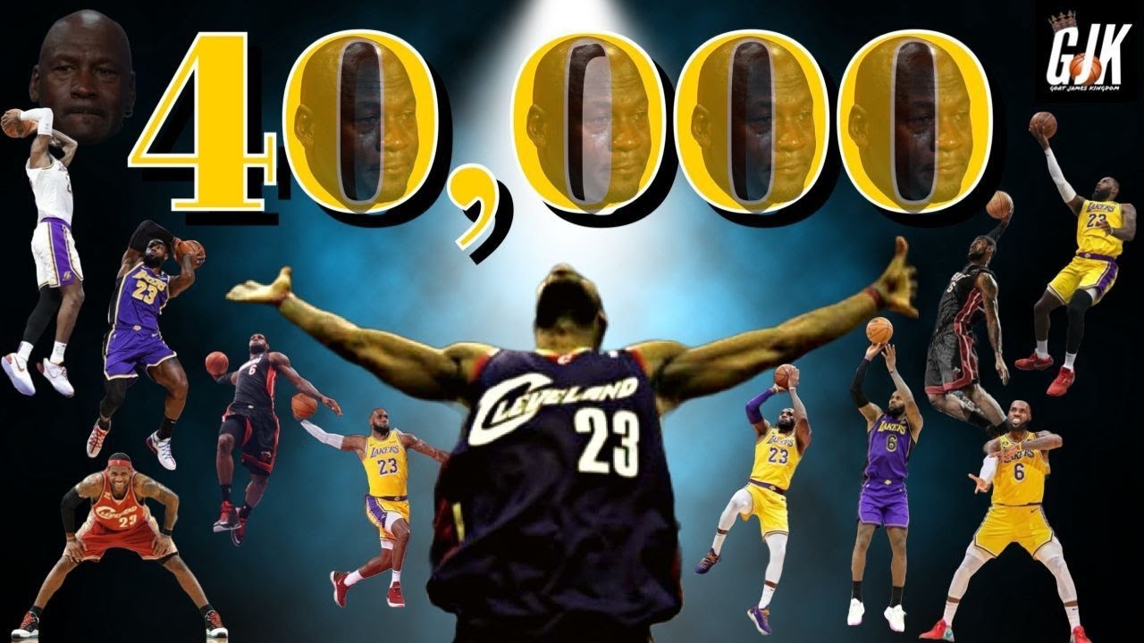 Lebron James scores 40,000 points and what record is next? - YouTube