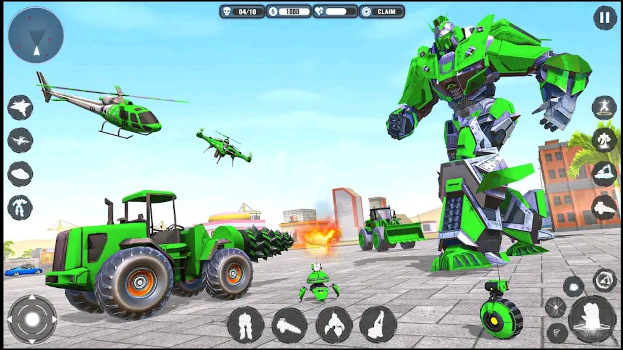 mech robot transforming game:mech robot turned into cars and jets ...