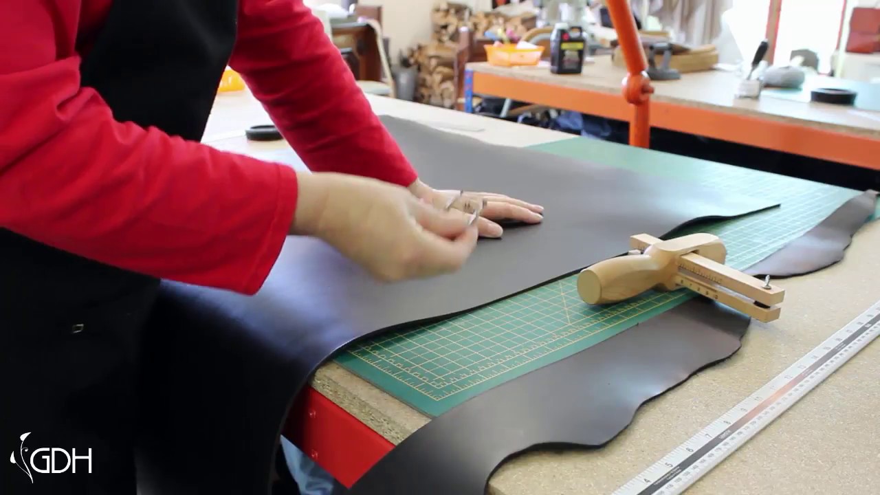 Cutting A Leather Strap - YouTube