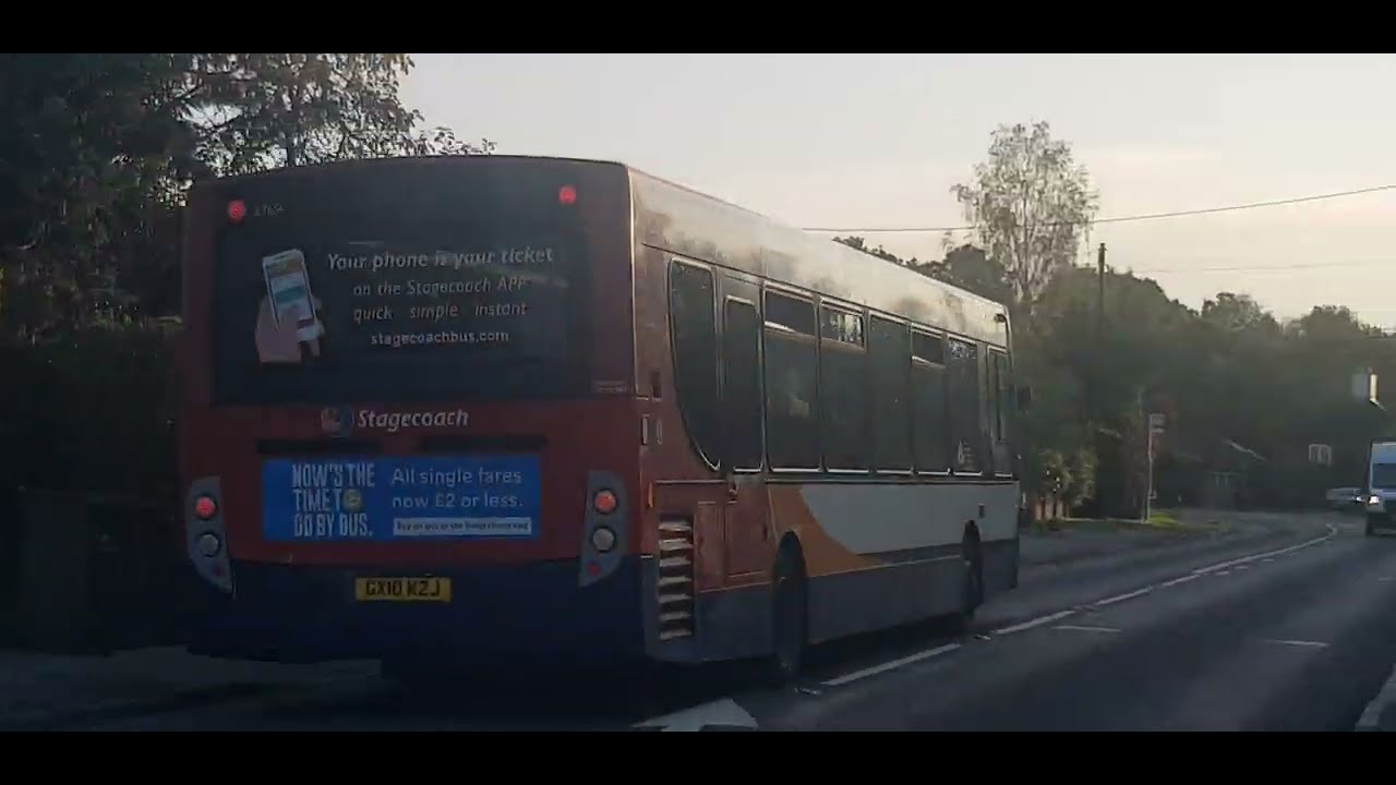 Here is the stagecoach bus 27656 on the number 20 in Normandy Tuesday 3 ...