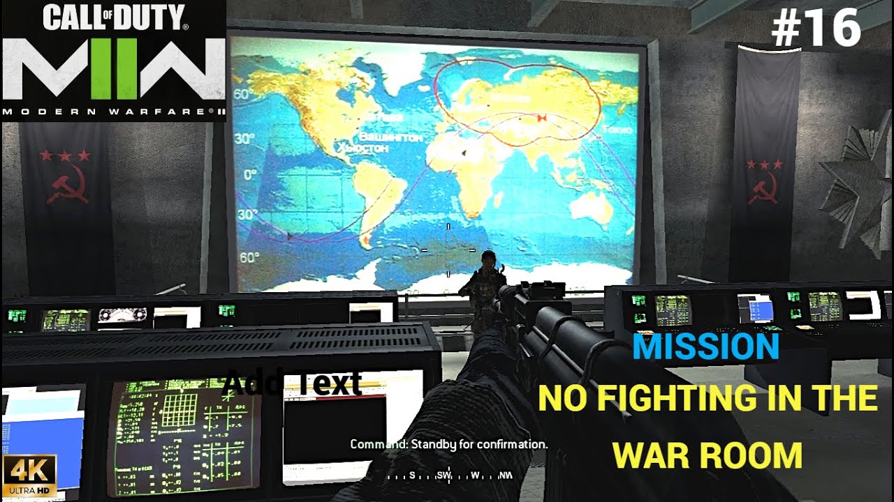 NO FIGHTING IN THE WAR ROOM - COD MW Part 16 (FULL GAME) Walkthrough ...