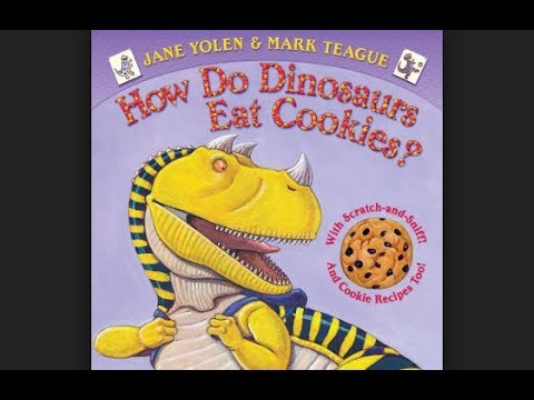 How do Dinosaurs Eat Cookies - Storytime with Miss Rosie - YouTube