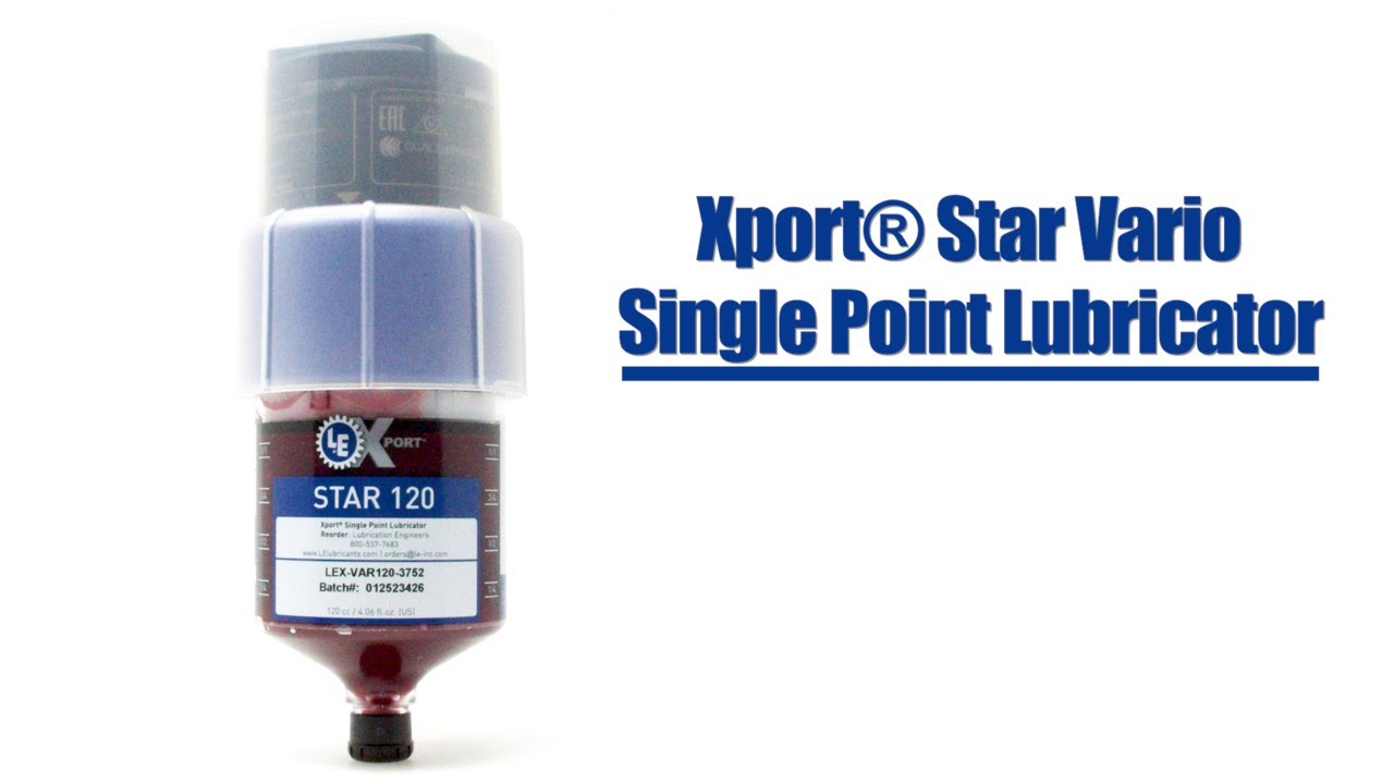 Xport® Star Vario Single Point Lubricator - YouTube