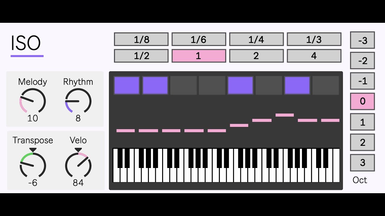 Ableton M4L ISO (ISO Rhythmic Sequencer) - YouTube