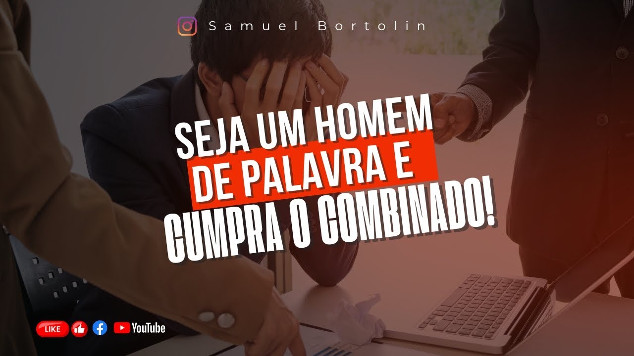 Não deixe os outros pagar por falta de compromisso! - YouTube
