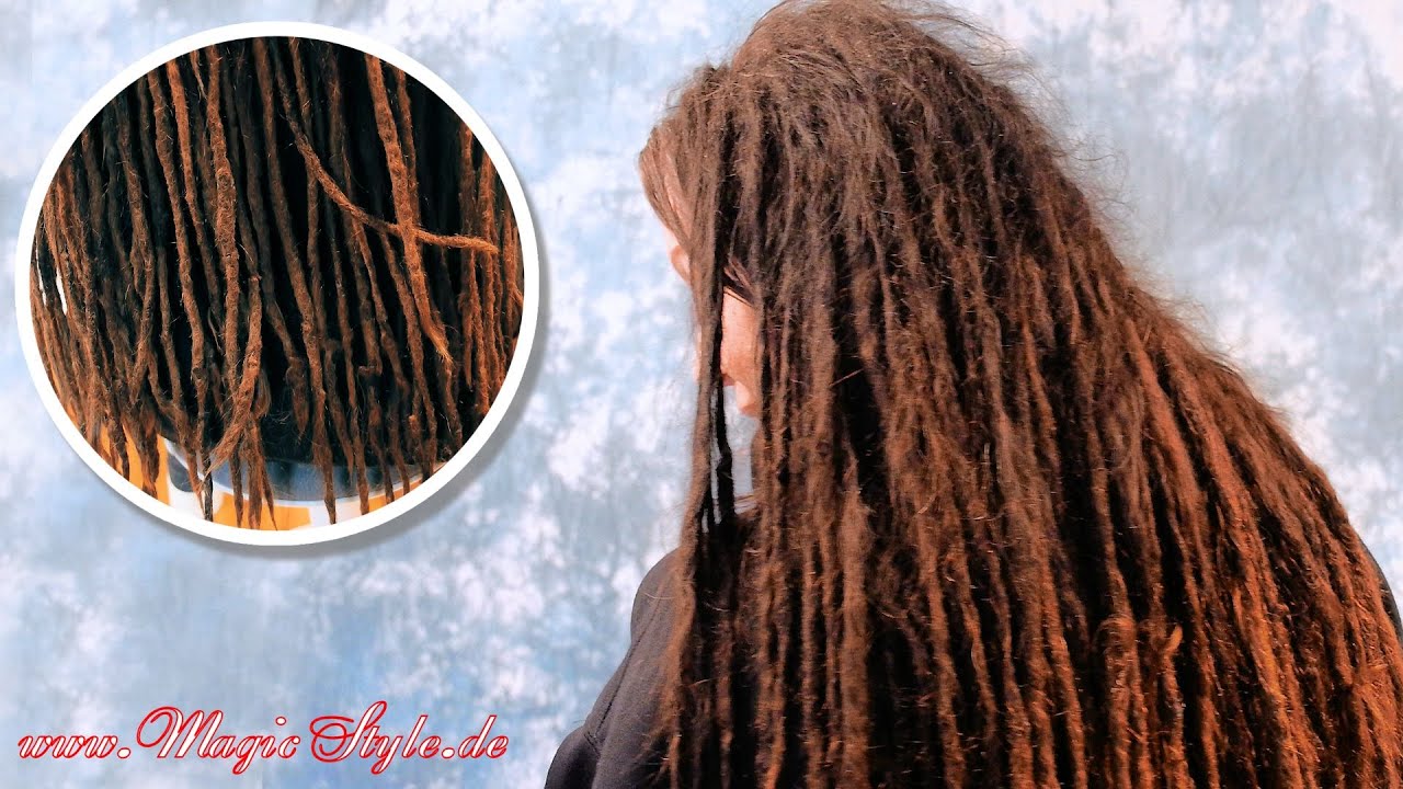 Andrea: Wahnsinn - die Dreads sind fast 2 m lang - Root Tightening for ...