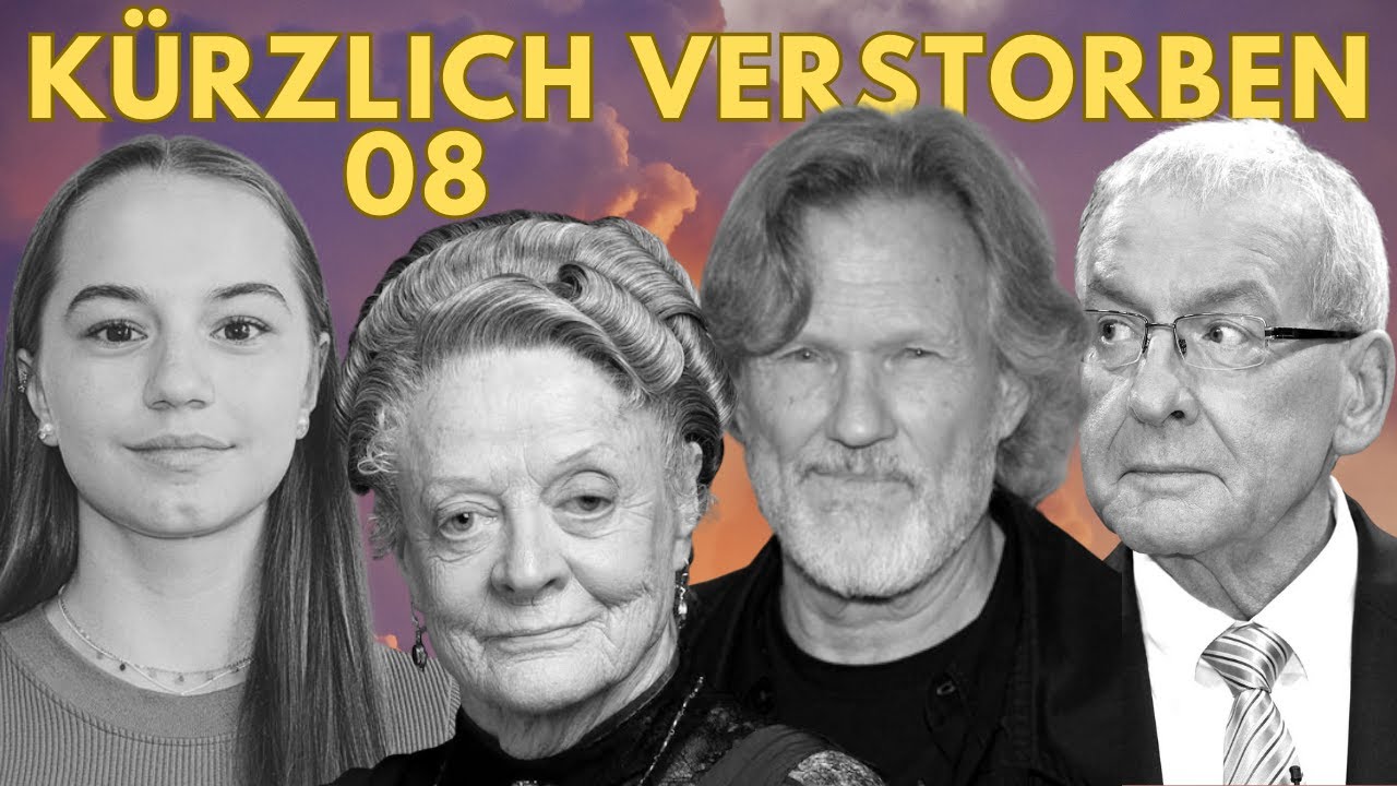 Trauer um 9 verstorbene Prominente deren Tod Ende September bis Anfang ...