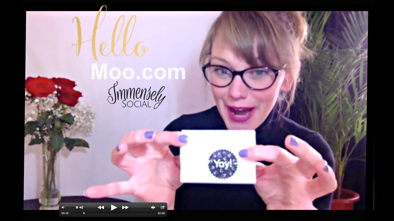 Moo.com Business Cards Review - YouTube