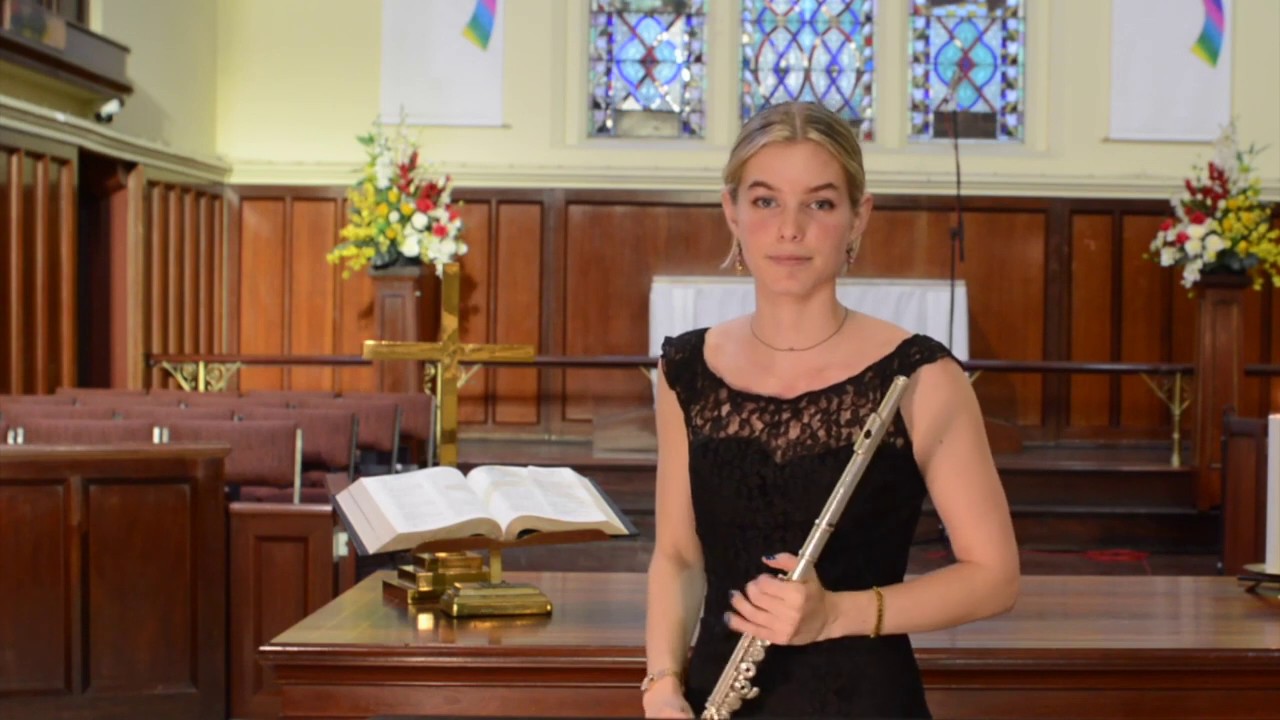 2020 Wesley Scholar - Dominique Rees - Flute - YouTube