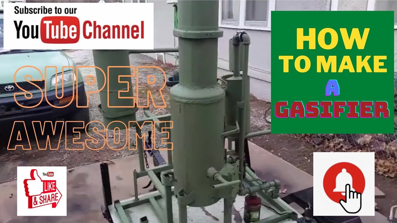 Super cool home made Gasifier - YouTube