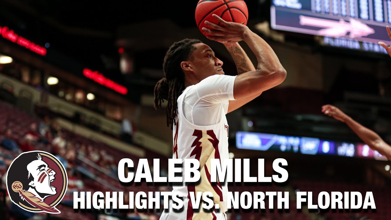 Florida State's Caleb Mills Brings It Versus North Florida - YouTube