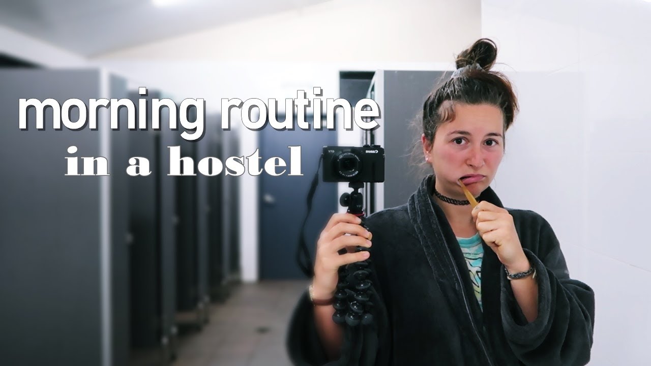 5 AM MORNING ROUTINE in a Hostel - YouTube