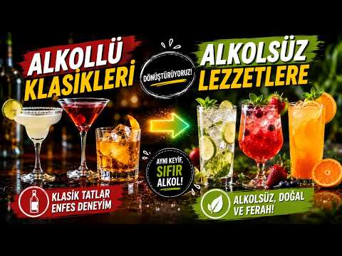 🍋 Aynı Lezzet, Sıfır Alkol! Enfes Mocktail Tarifleri
