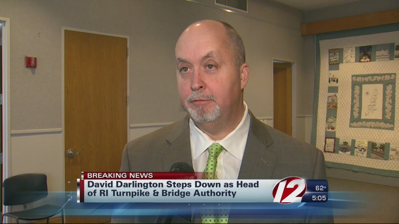 Head of RI Turnpike David Darlington steps down - YouTube