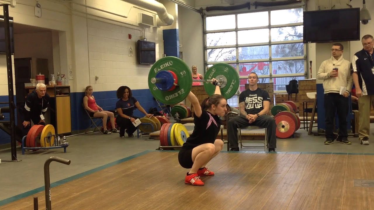 Hayley Reichardt (Youth, 48 kg) - Snatch - YouTube