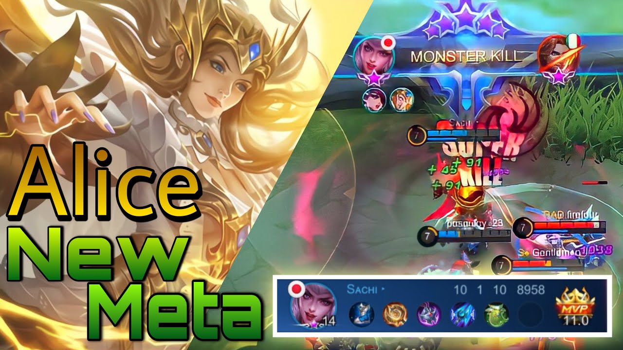 Alice New Revamp Skill UNLI LIFE STEAL ! | Mobile Legends Bang Bang ...