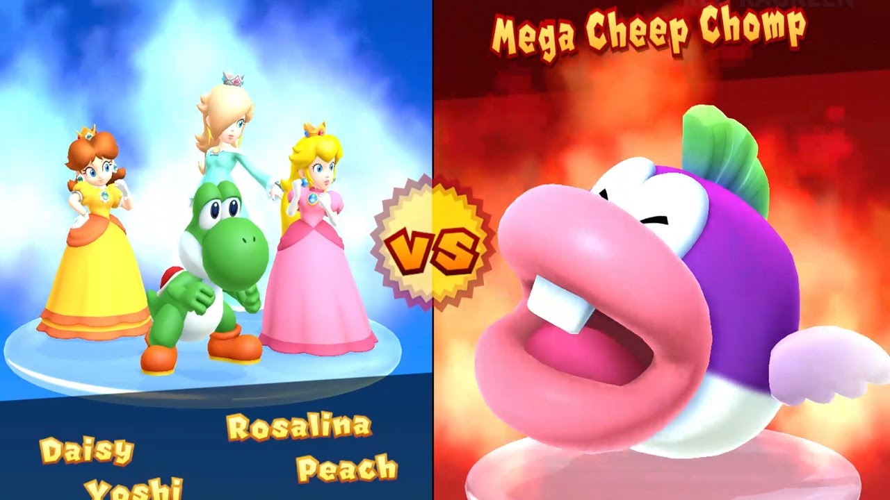 Mario Party 10 - Daisy Vs Yoshi Vs Peach Vs Rosalina (Chaos Castle ...