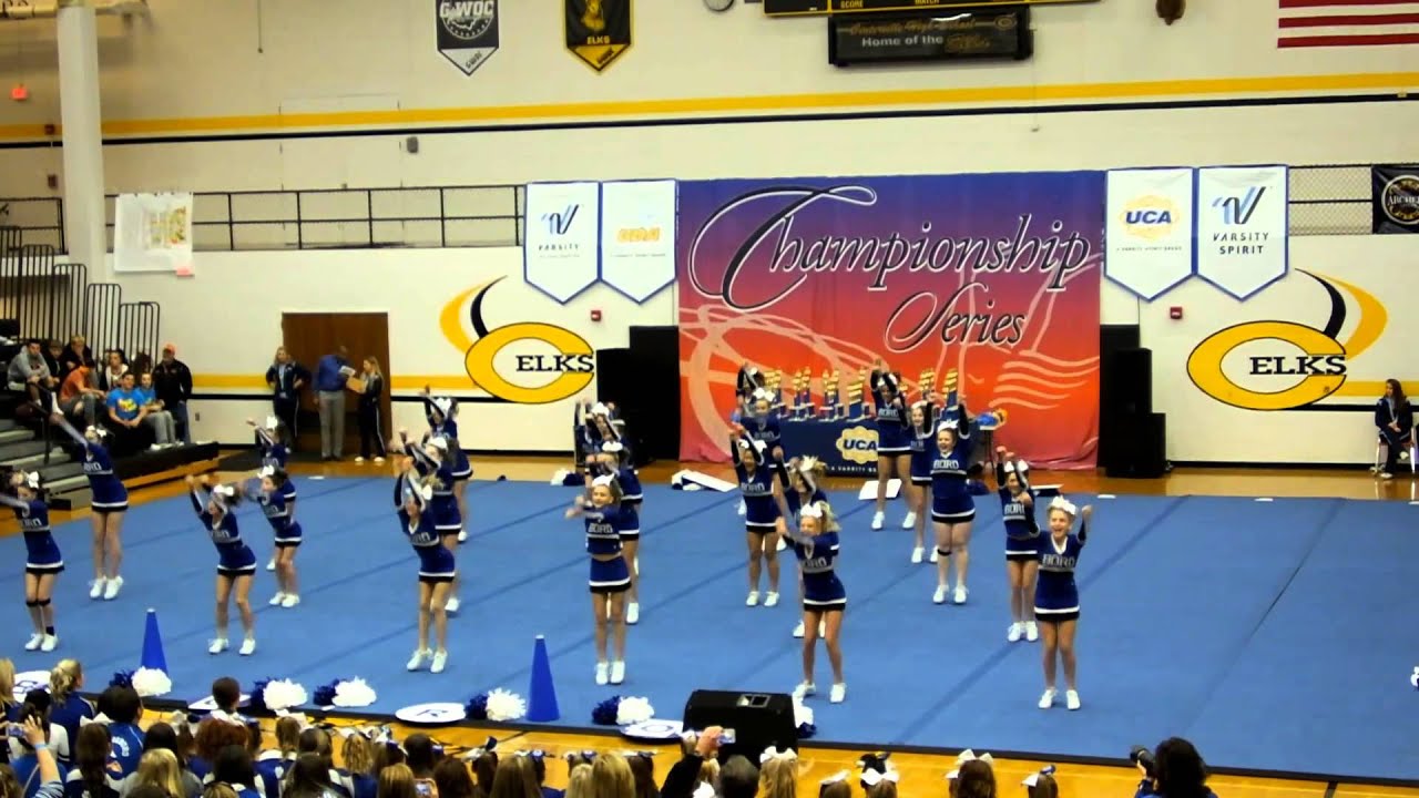 Springboro Jr. HS Cheer - UCA Cheer Competition 11/1/15 - YouTube
