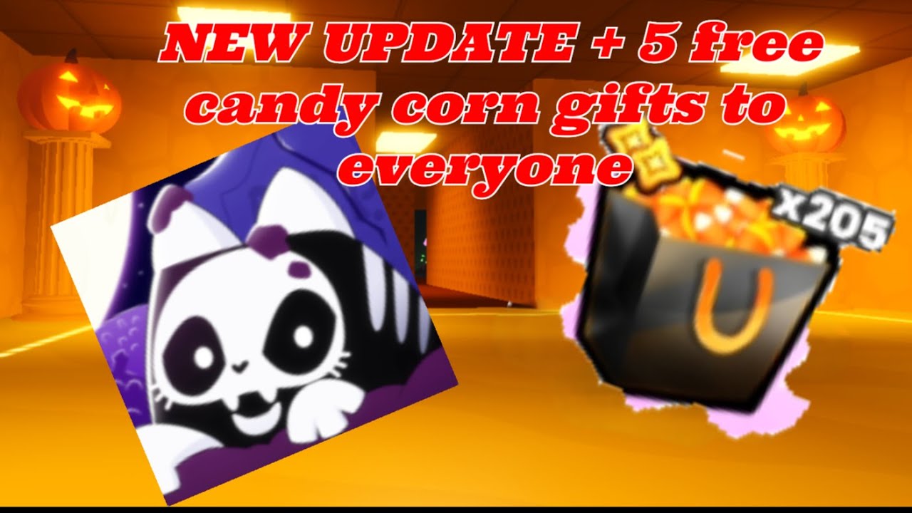 NEW UPDATE + FREE CANDY CORN GIFTS TO EVERY VIEWER PET SIM 99!! - YouTube