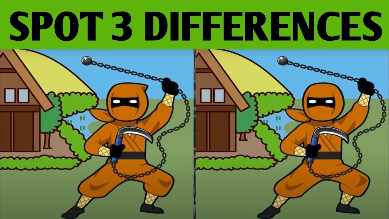 Find 3 Differences | Spot 3 Difference Between two Images | Riddle Hunt ...