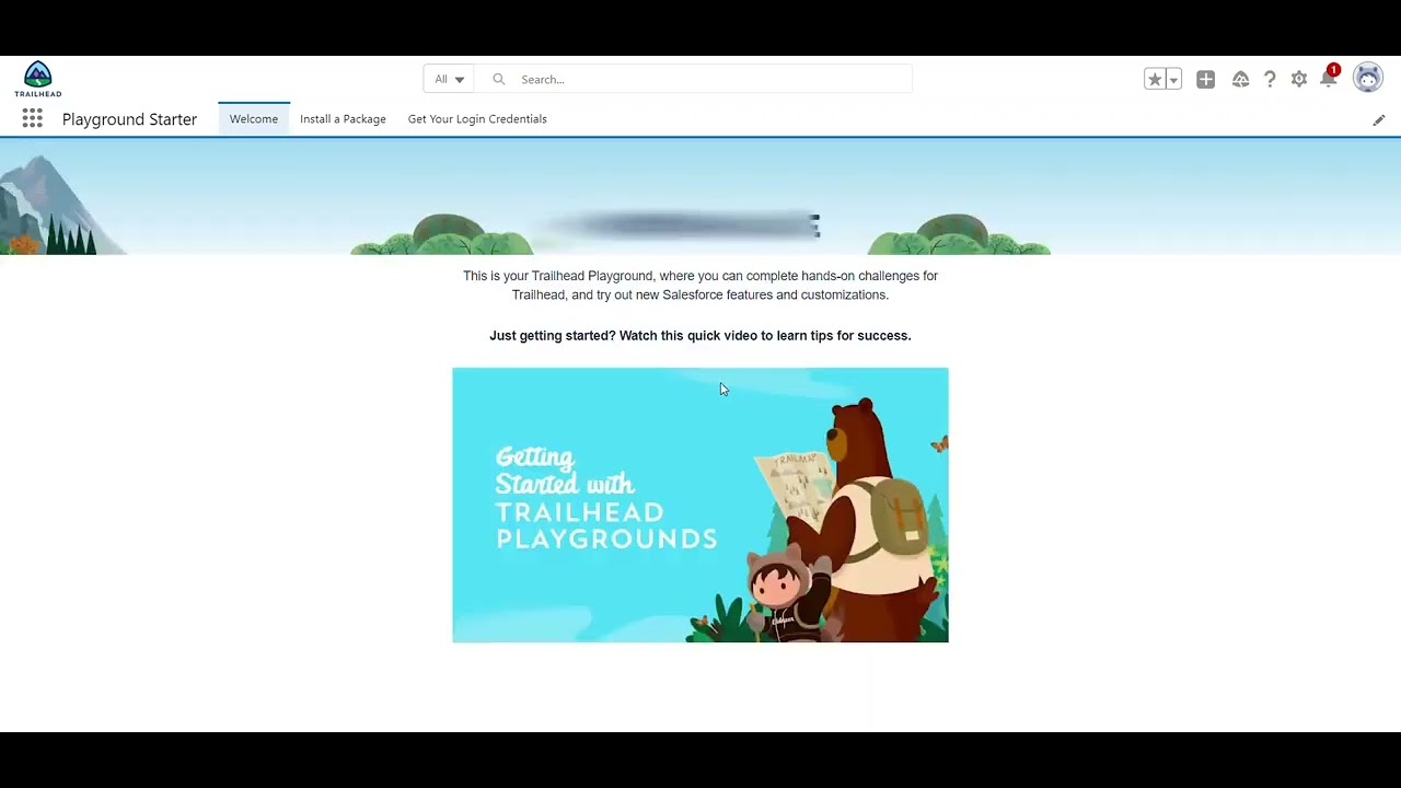 Get the login credential of the new Trailhead Playground - YouTube